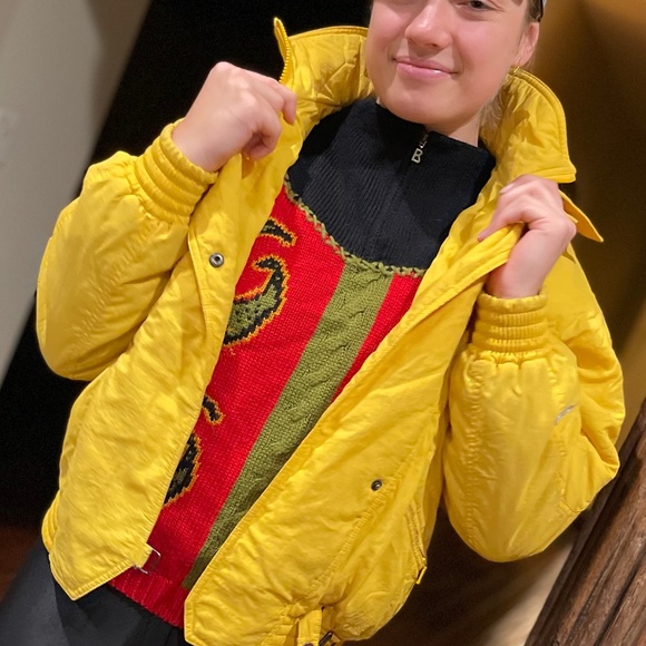 Fera | Jackets & Coats | Fera Retro Ski Jacket Yellow | Poshmark